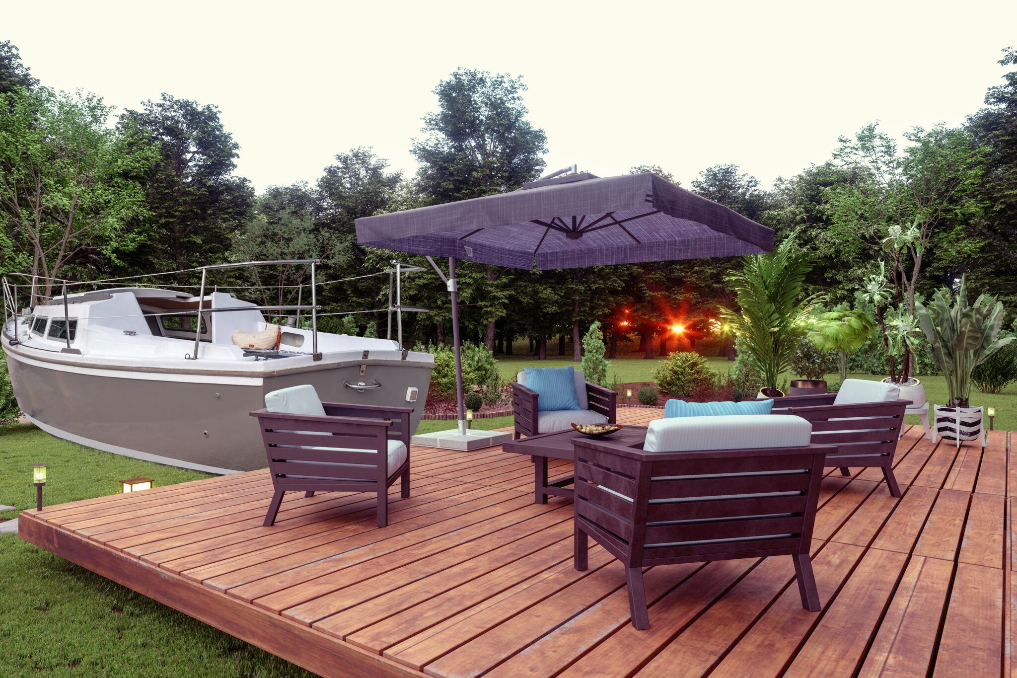 Habitation insolite - Maison bois côté sud